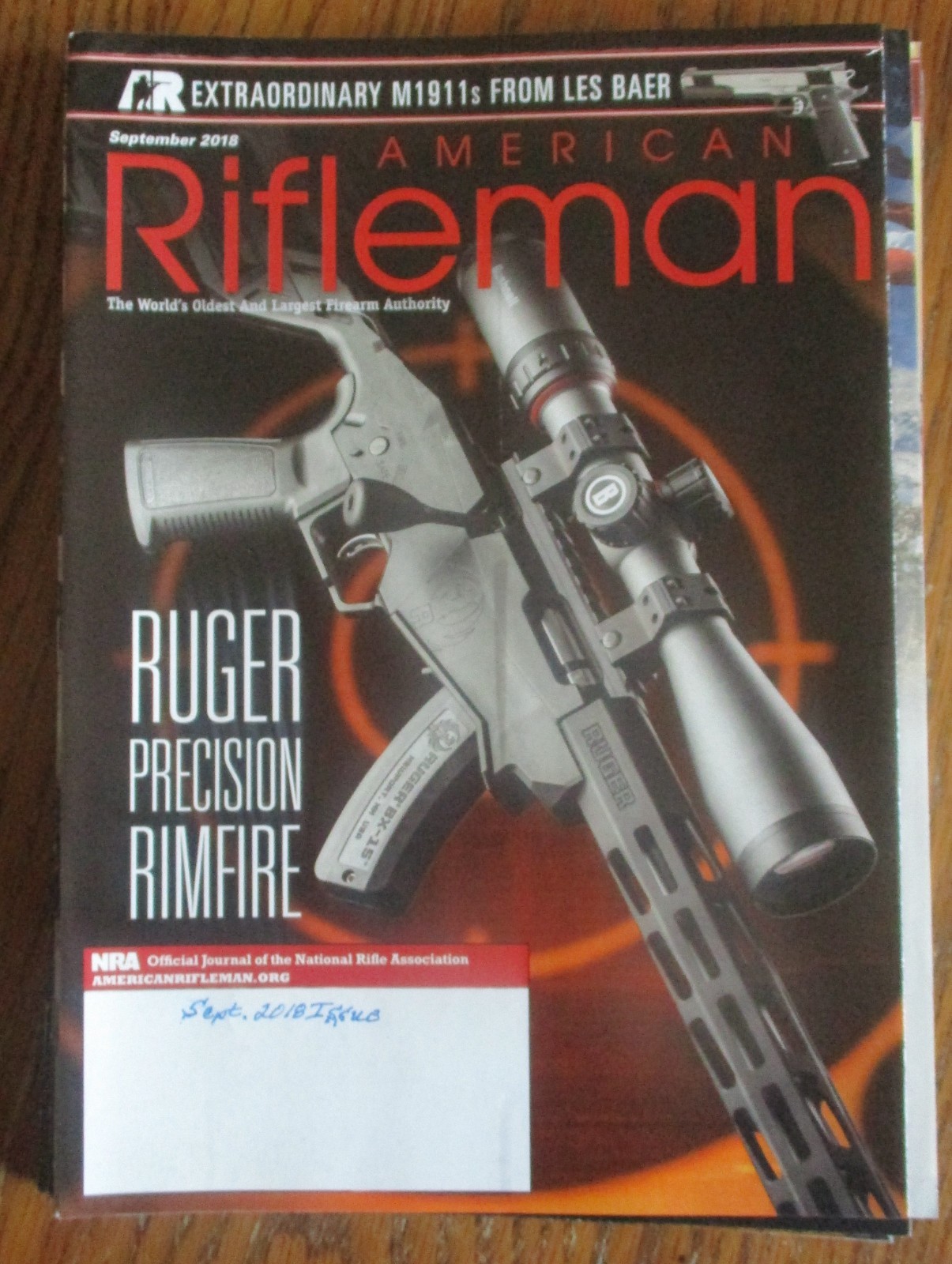 AMERICAN RIFLEMAN MAGAZINES (5) JUN-JUL-AUG-SEP-OCT 2018 | eBay