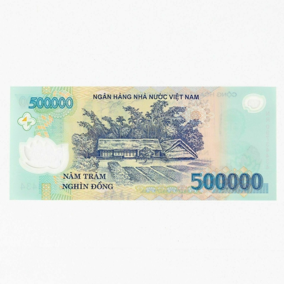 5 MILLION VIETNAMESE DONG - 10 x 500,000 VIETNAM CURRENCY NOTES POLYMER ...