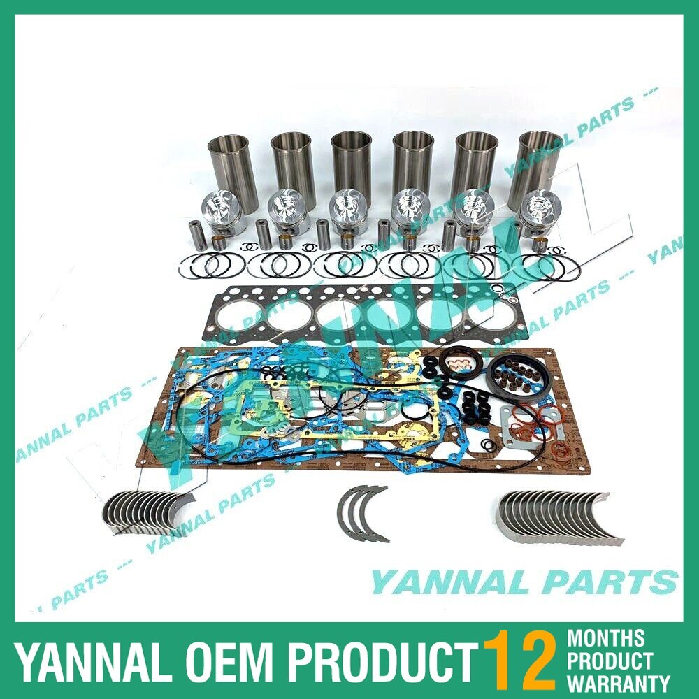 6D95 6D95-5 6D95L-1 Overhaul Rebuild Kit For Komatsu FD40T-4 FD40T-5 ...