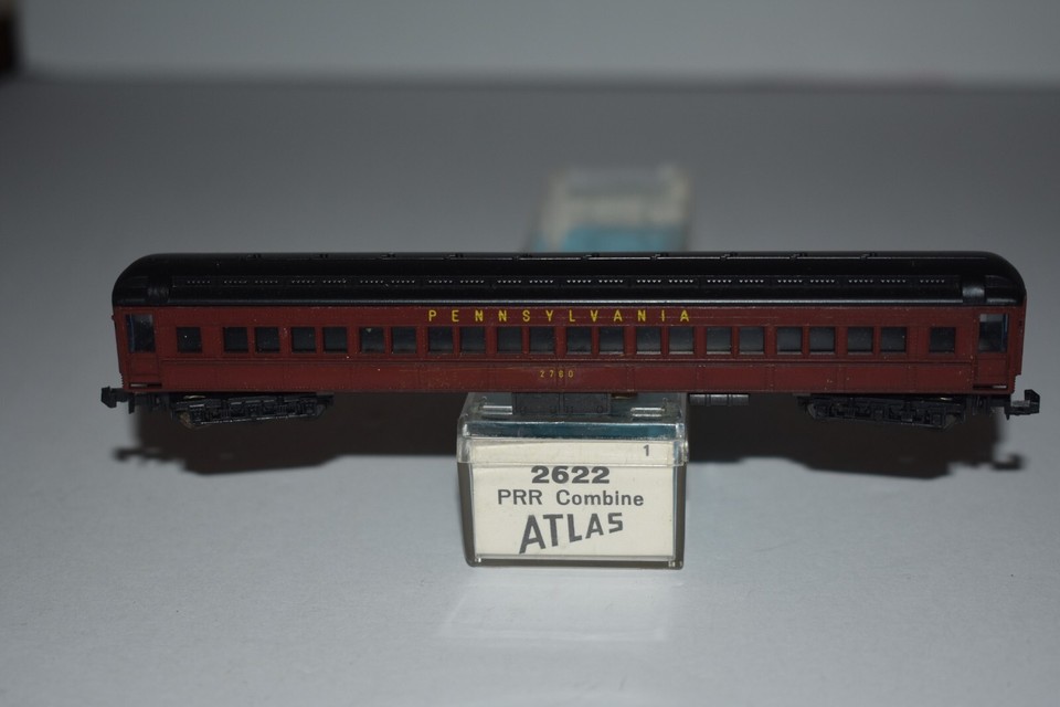 N Scale Atlas 2622 Pennsylvania Passenger Combine Coach Car 2760 C46365 ...