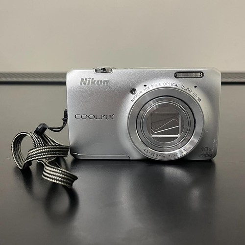 Nikon COOLPIX S6300 Silver Digital Camera 16.0 MP 10x Optical Zoom From ...
