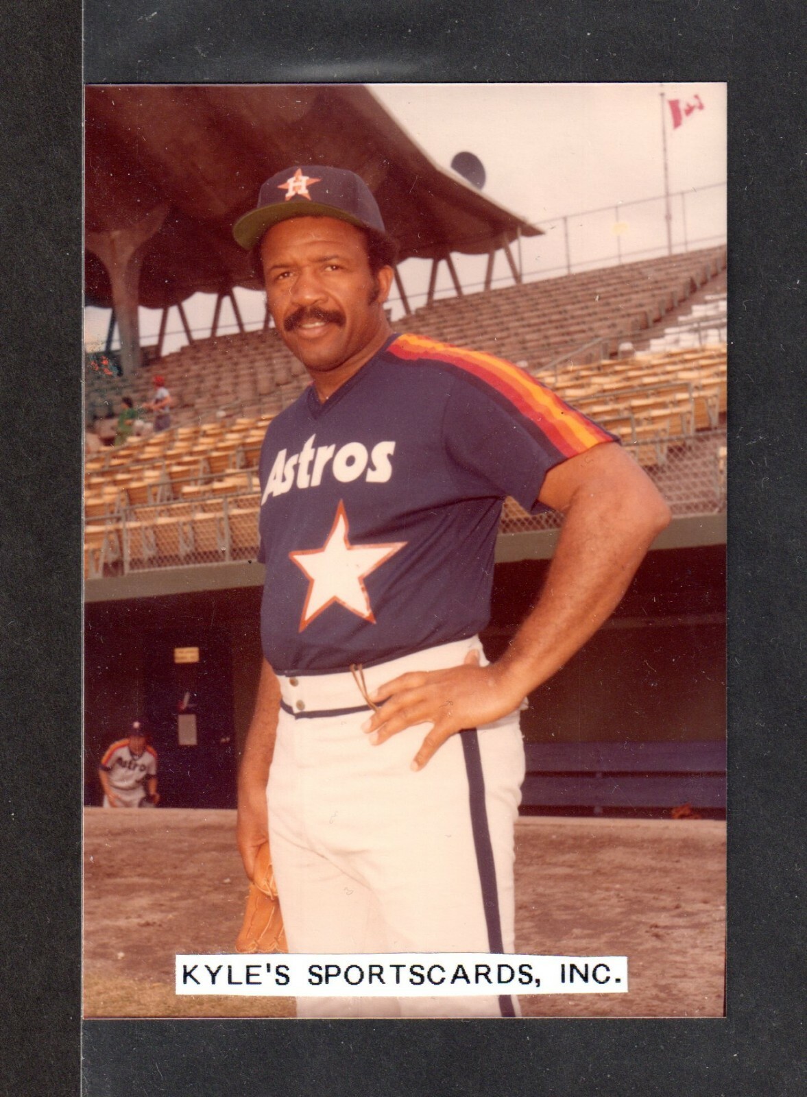 Grover Deacon Jones ASTROS UNSIGNED 3-3/8 x 5 ORIGINAL COLOR SNAPSHOT ...