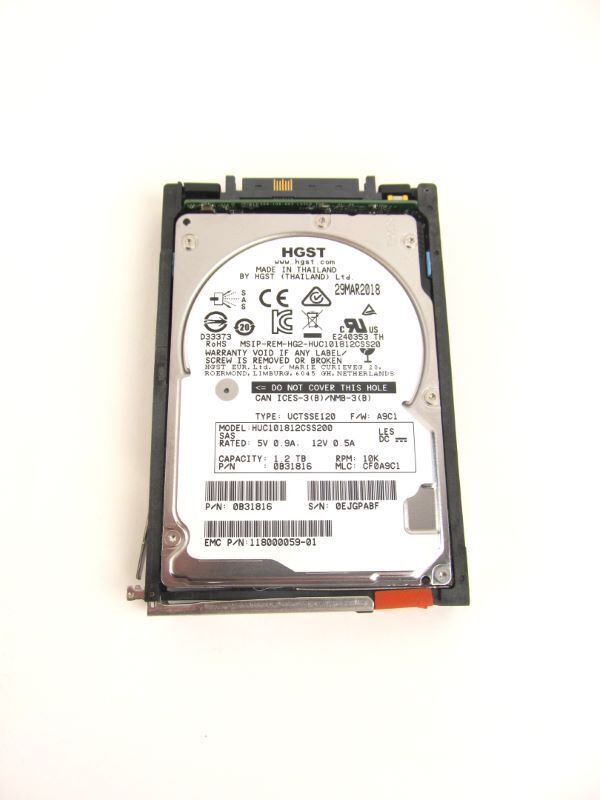 Compatible EMC UNITY 005051635 1.2TB 10K 12GBps 2.5"SAS HDD 005051632 ...