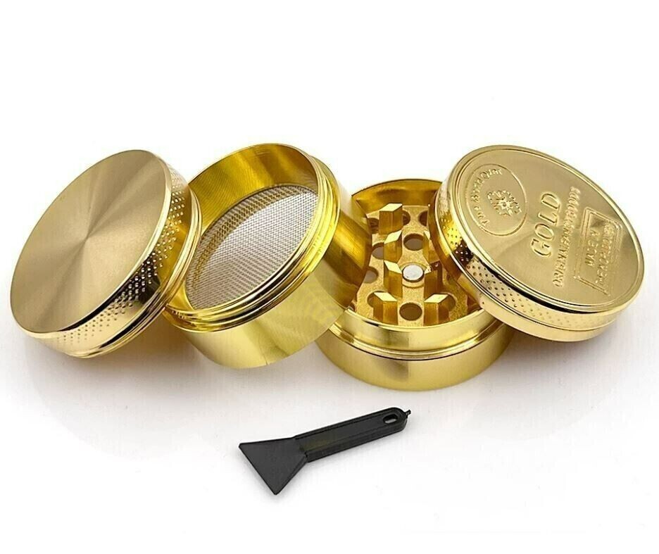 Gold Original Fancy Goods 4 layer 41mm Grinder - Gold | eBay Australia