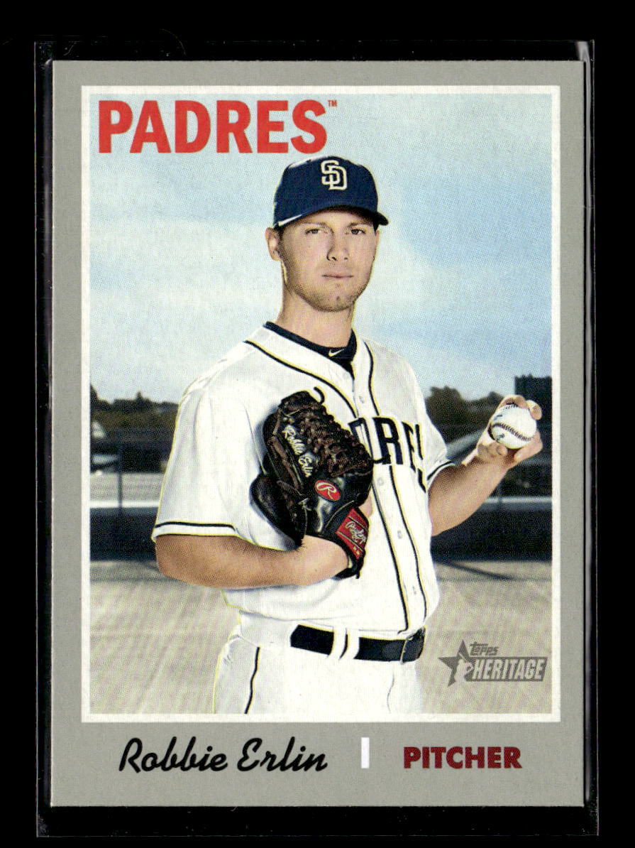 2019 Topps Heritage Robbie Erlin San Diego Padres #329 3 Card Lot | eBay