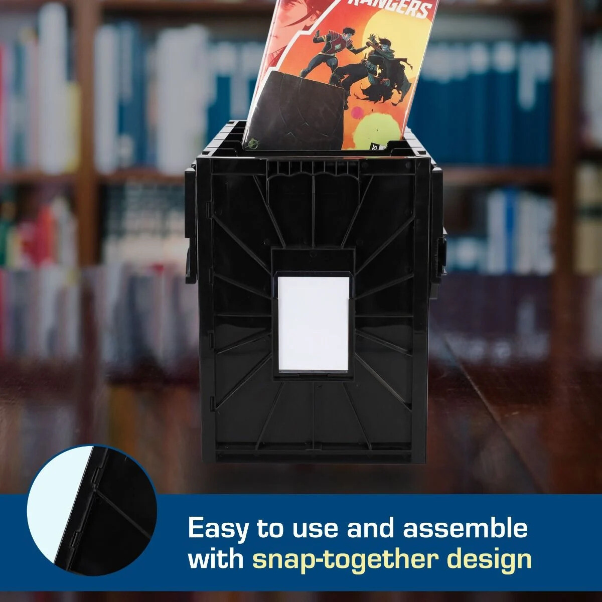 5 BCW Comic Book Storage Bin Plastic Storage Box + 1 Partition Each ...