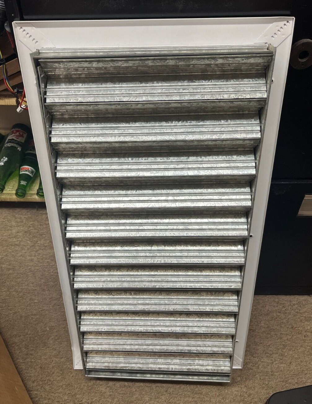 TITUS 350FL White 24X12 Aluminum Aeroblade Double Deflection Supply ...