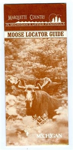 Moose Locator Guide Marquette County in Upper Peninsula of Michigan | eBay