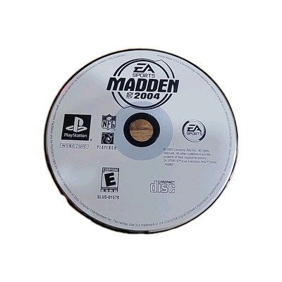 Madden NFL 2004 (Sony PlayStation 1, 2003) *Disc Only 14633146882| eBay