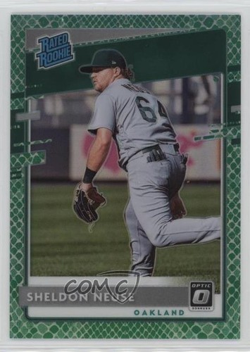 2020 Panini Donruss Optic Choice Green Dragon Prizm /84 Sheldon Neuse ...