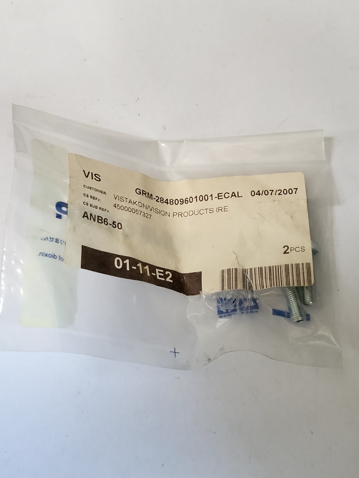MISUMI ANB6-50 ADJUSTING STOPPER SCREWS (BR4.6b7) | eBay