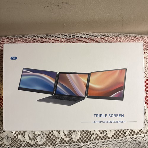 FEZOBR S2 Laptop Triple Screen Extender 14" FHD IPS Portable Monitor | eBay