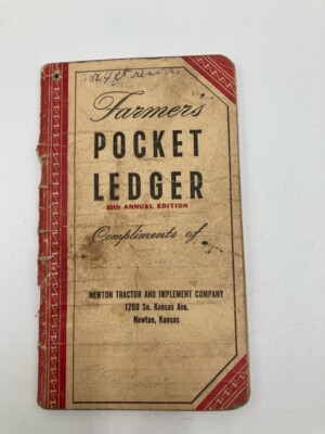 Farmers John Deere Pocket Ledger For 1951-1952 | eBay