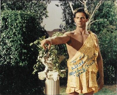 STAR TREK ORIGINAL SERIES MICHAEL FOREST APOLLO AUTOGRAPH 8" X 10 ...