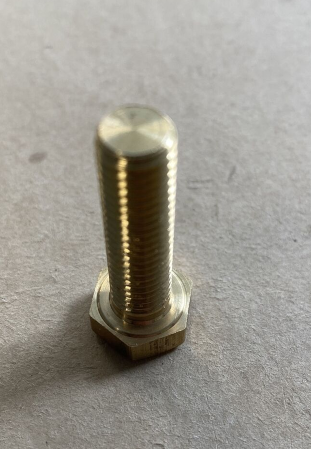 M8 x 30 mm SOLID BRASS FULLY THREADED SET SCREWS HEX BOLT - CHEAP - Lot ...