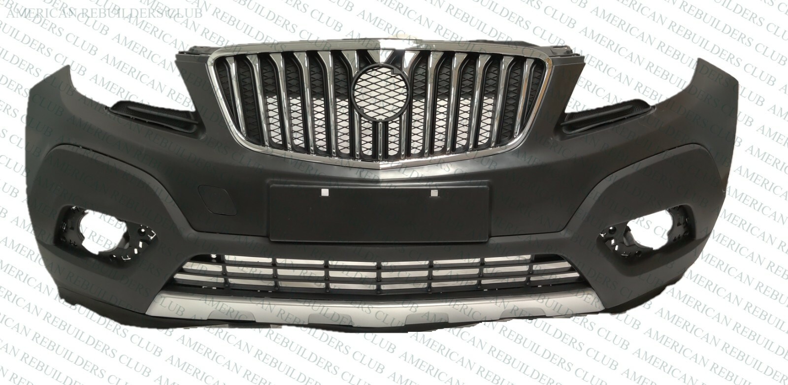 2013 2014 2015 2016 Buick Encore Front Bumper Set Upper Lower With All ...