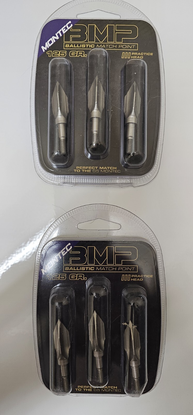 (1) Pack G5 OUTDOORS Montec M3 125 Grain BMP Broadheads, 3 Pack (M869 ...
