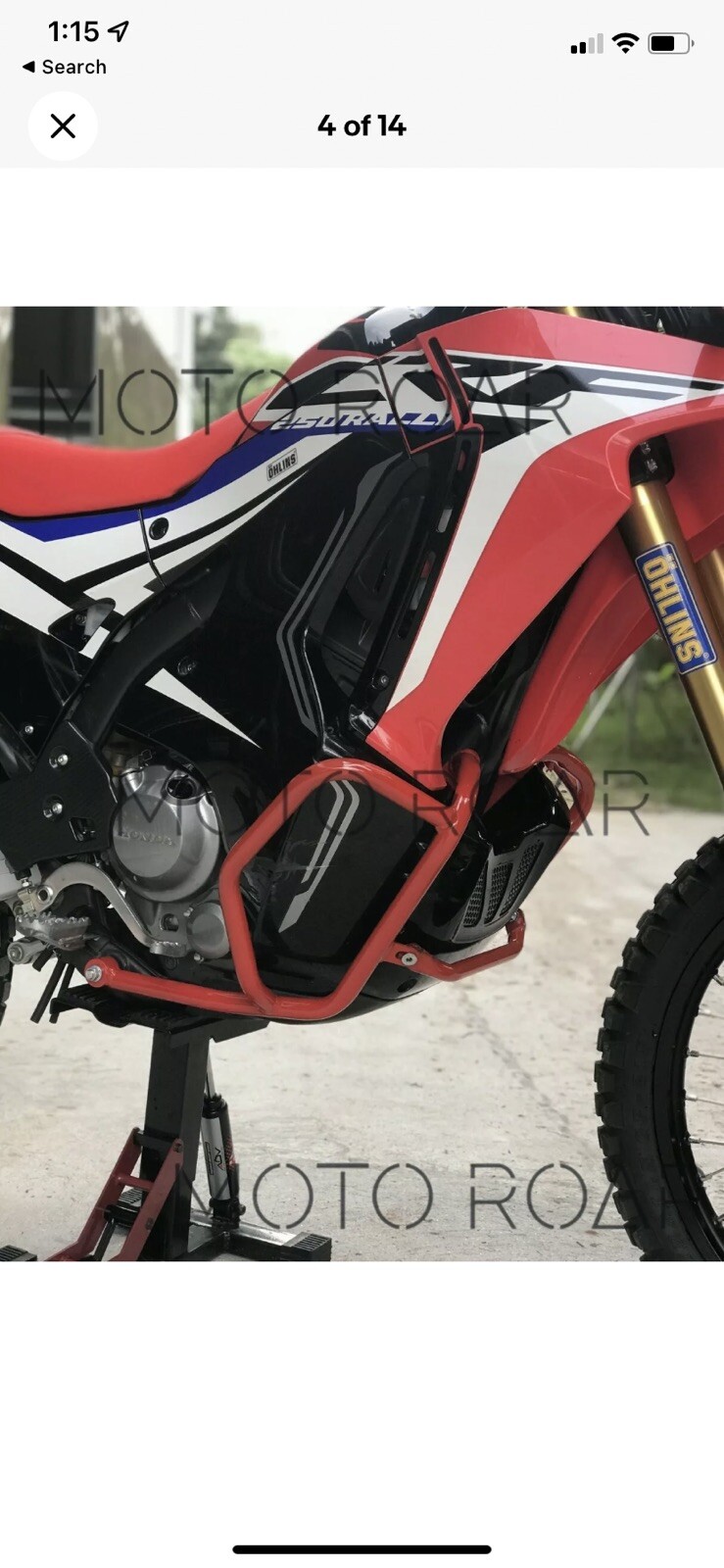 honda crf 300l rally crash bars. Brand New. In Original Shipping ...