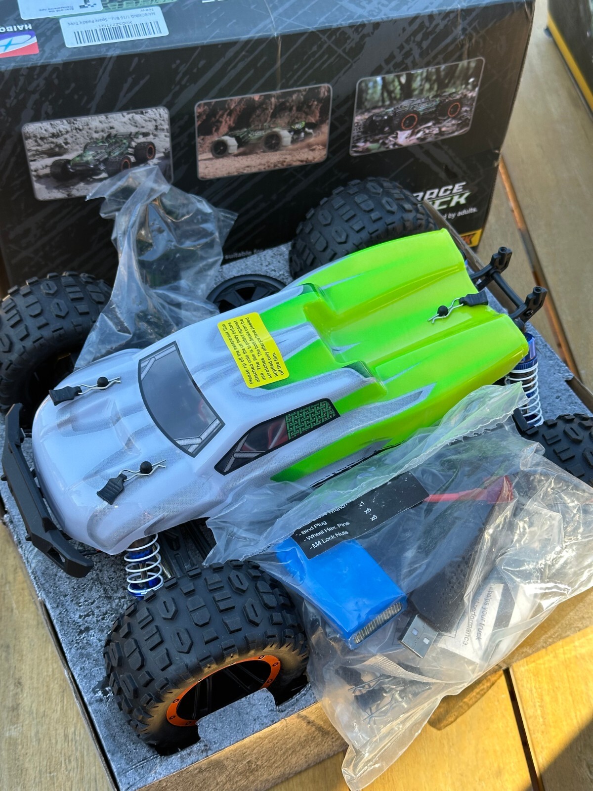 Bundle of 2 of 3s applicable Brushless 1/16 RC Car, haiboxing 16890SA ...