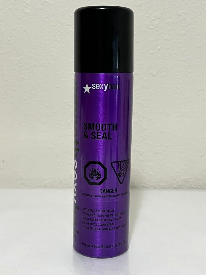 2 x Smooth Sexy Hair Smooth & Seal Spray 6 oz each Anti-Frizz & Shine ...
