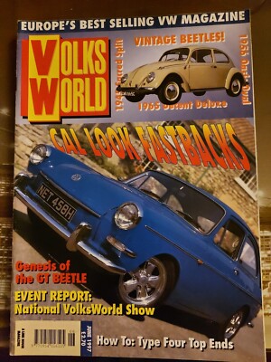 Volksworld Magazine June 1997 Split window Beetle Type 3 Fastback | eBay