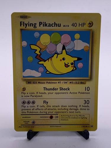 Pokémon TCG Flying Pikachu Evolutions 110/108 Regular Secret Rare | eBay