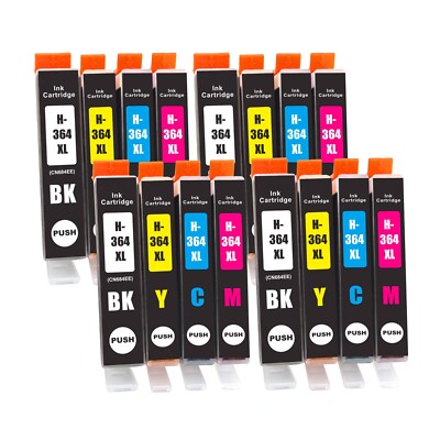 364xl Ink Cartridges for HP Photosmart 5510 5515 5520 5524 6510 C6380 ...