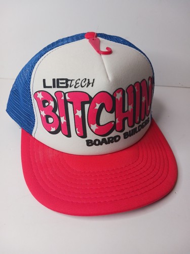 Lib Tech Snowboard Trucker Hat Lib Technologies Carlsborg WA Red White ...