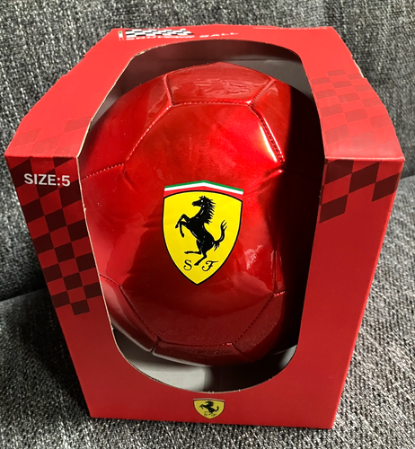 Official Licensed Red Ferrari Football Souvenir Soccer Ball Size 5 ...