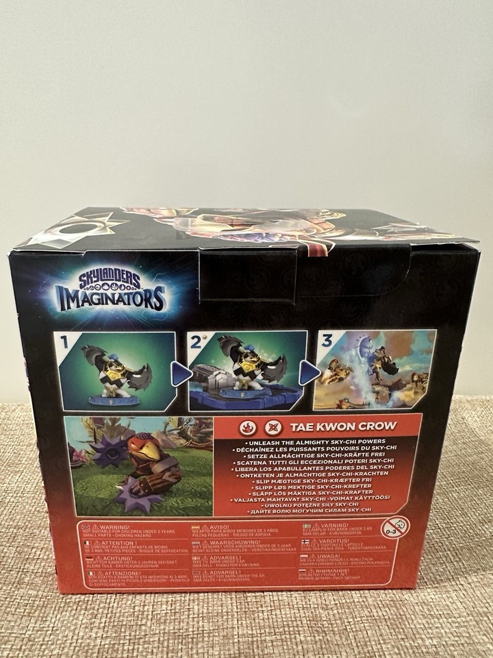 Skylanders Imaginators Tae Kwon Crow Fire Element Sensei Ninja Figure ...