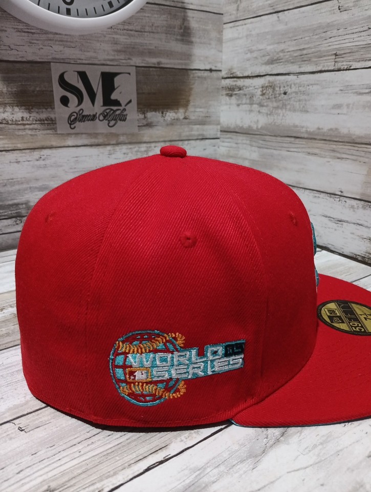 New Era Fitted Baseball Cap 59fifty Red Color Size 7-1/4 | eBay