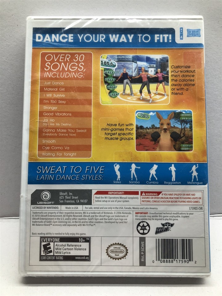 Gold's Gym Dance Workout (Nintendo Wii) - New Factory Sealed - Free ...