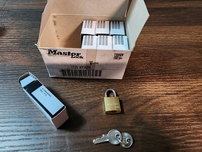 Lot of 7 Master Lock (4YH20) Gold Rectangle padlocks | eBay