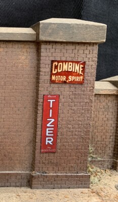 O Gauge Model Railway Retaining Wall End Pier Kit Extra Tall Height ...