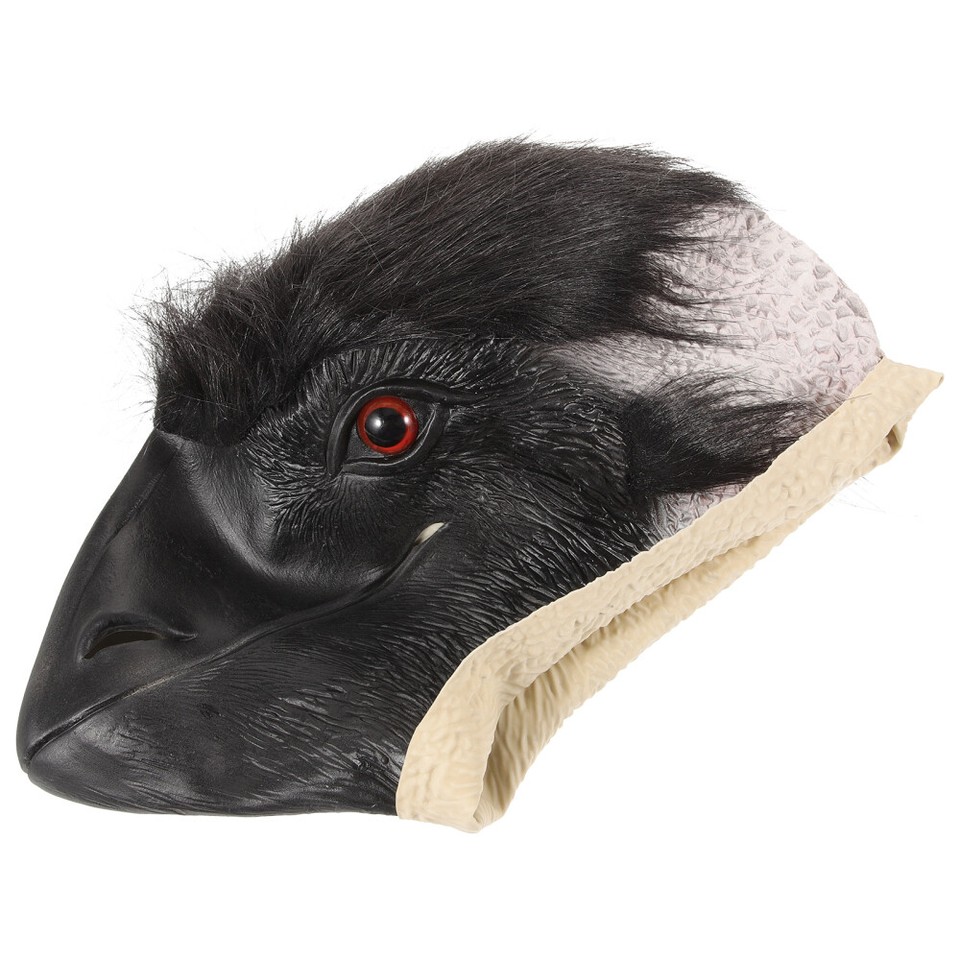 Eye-catching Mask Holy Ostrich Animal Dance Costume Halloween Prank ...