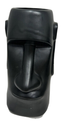 The Fireside Ft Atkinson Wisconsin Tiki Mug Cup Moai Black Matte ...