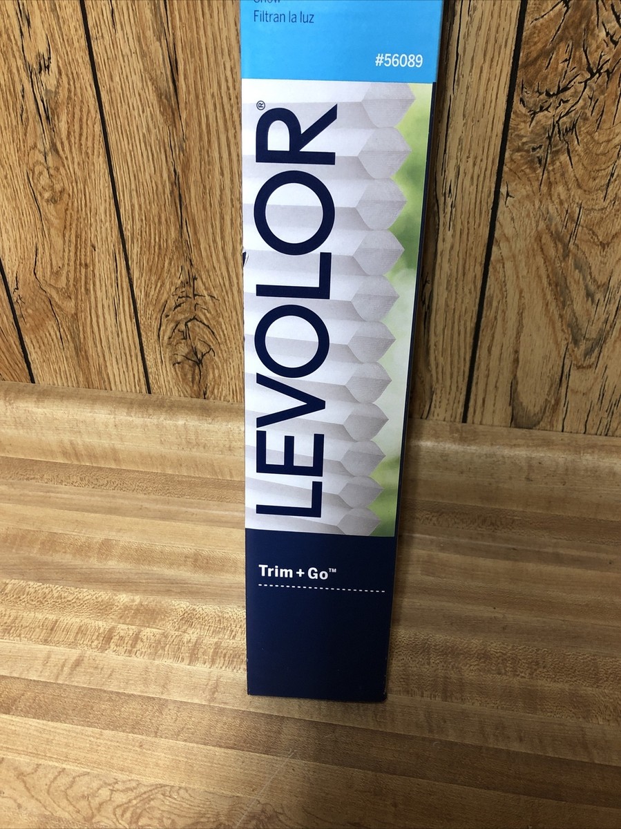 Levolor Logo LEVOLOR Trim+Go Snow Light Filtering 24” X 72”