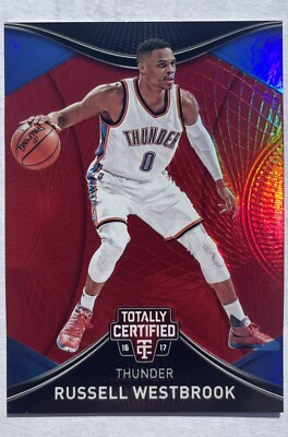 Russell Westbrook 2016 Totally Certified Red #59 Serial Numbered 34/199 ...