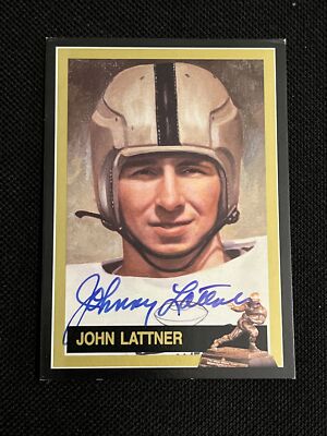 JOHNNY LATTNER 1991 HEISMAN SIGNED AUTOGRAPHED CARD #19 NOTRE DAME | eBay