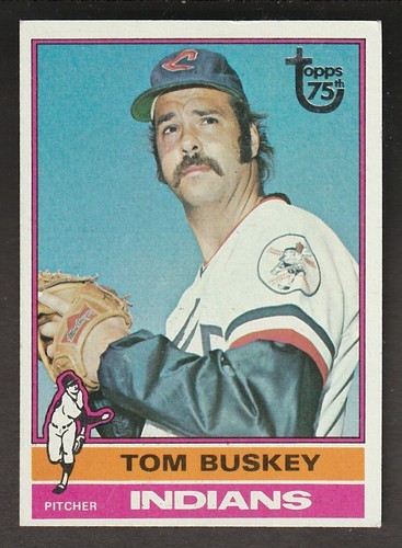 2014 Topps 75th Anniversary 1976 Large Buyback Stamp #178 Tom Buskey ...
