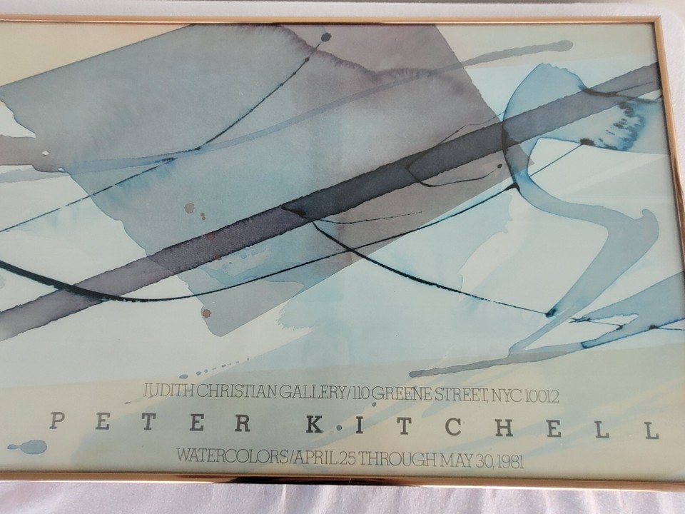 Peter Kitchell 1981 Fine Art Print Watercolors Gallery Postmodern ...