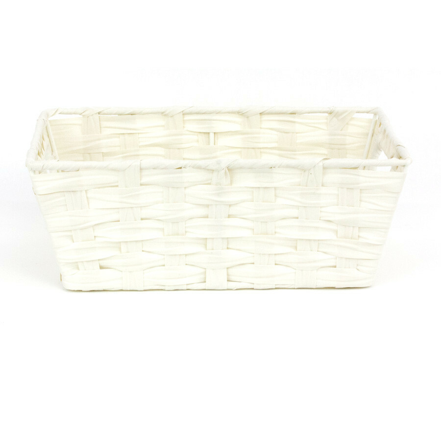 Jasper Storage Basket White | eBay