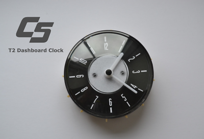 VW Volkswagen Type 2 Bay window classic campervan dashboard clock Black ...