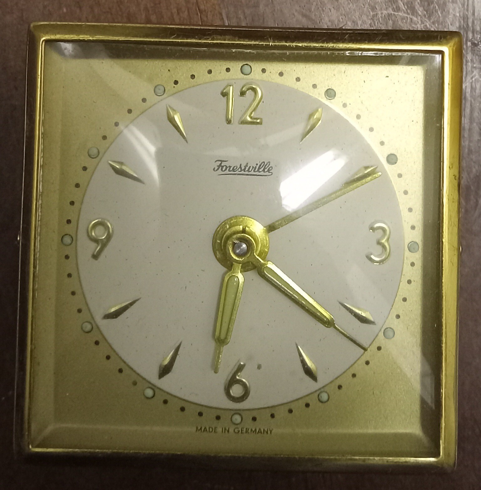 Vintage Forestville Travel Wind Up Alarm Clock, Made In Germany Working ...