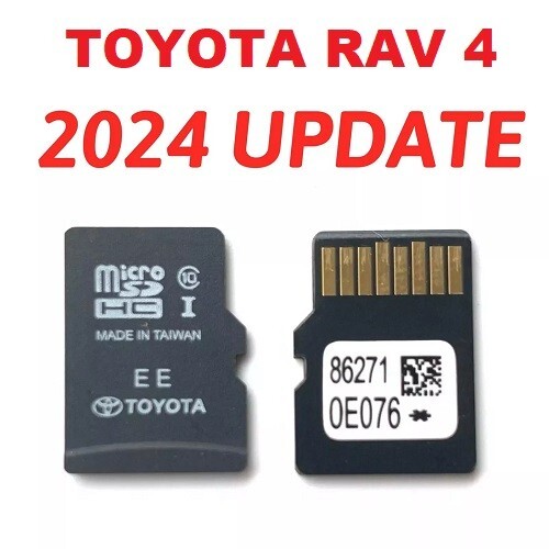 TOYOTA RAV4 NEW MAP UPDATE GPS NAVIGATION MICRO SD CARD OEM 86271 0E076 ...
