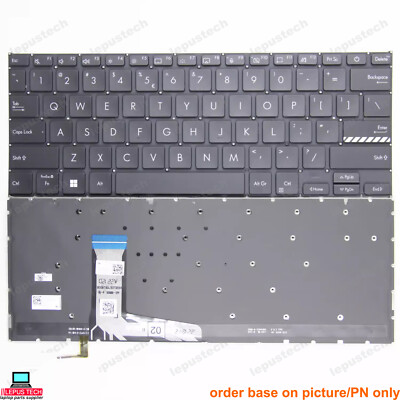 ASUS 14 Pro VivoBook14 X1402 M1402 X1403Z X1402Z black backlit US ...