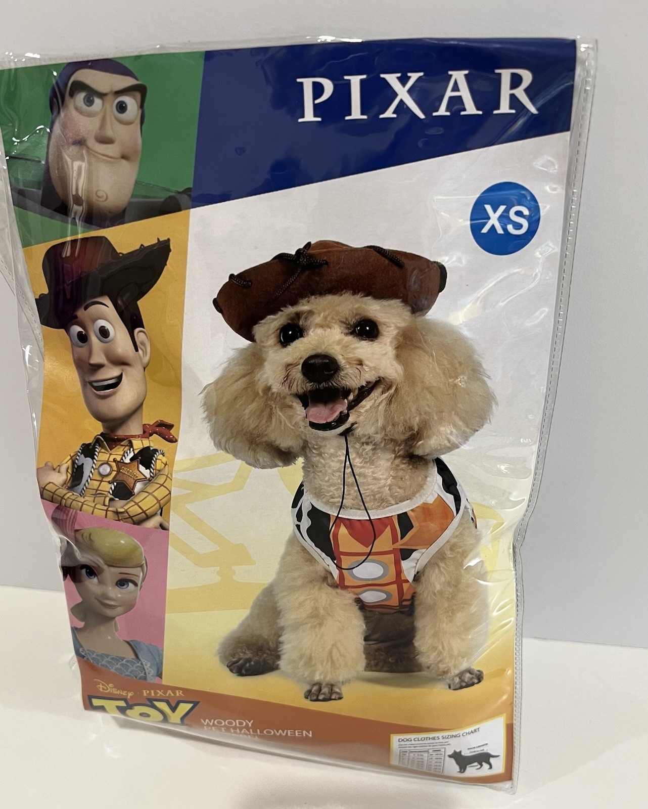 NWT Disney Pixar Toy Story WOODY Dog Halloween Costume Size XS | eBay