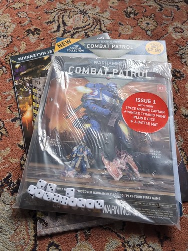 Warhammer 40k Combat Patrol magazine issue 1 - opened, contains 2 issue ...