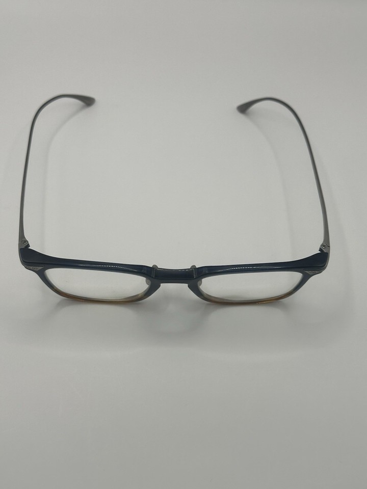 Masunaga x Kenzo Takada Vega 48 20 140 Blue Tortoise Titanium Engraved ...