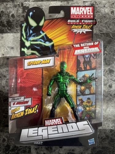 Marvel Legends Big Time Spider-Man Arnim Zola BAF Hasbro 2011 Sealed ...
